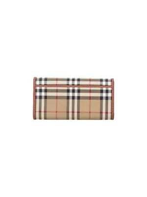 Burberry Wallet "check - Beige