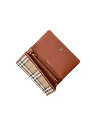 Burberry Wallet "check - Beige