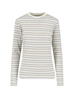 Auralee Gradient Stripe T-shirt