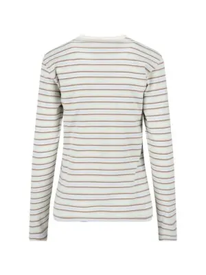 Auralee Gradient Stripe T-shirt
