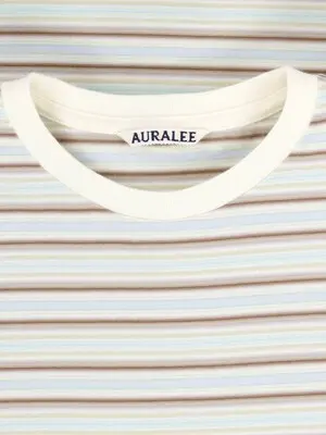 Auralee Gradient Stripe T-shirt