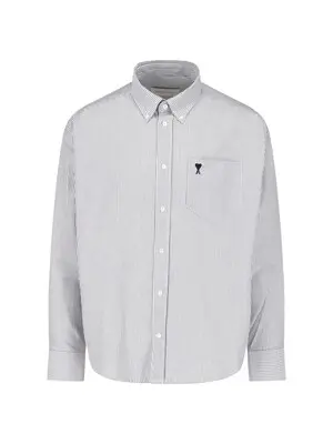 AMI Paris Shirt " De Caur" Black
