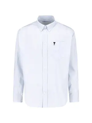 AMI Paris Shirt " De Caur - Light Blue