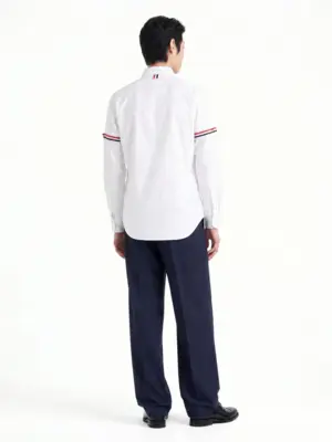Valentino Garavani Tailored Cotton Pants - Blue