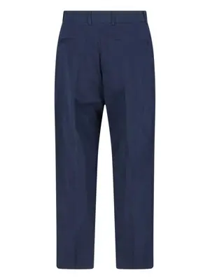 Valentino Garavani Tailored Cotton Pants - Blue