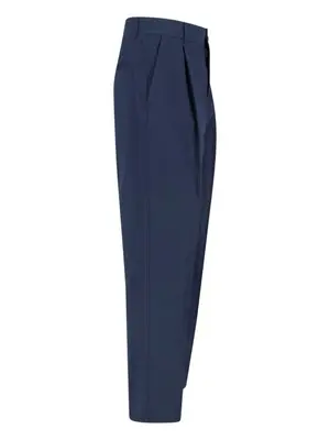 Valentino Garavani Tailored Cotton Pants - Blue