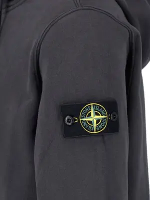 Stone Island Hooded Sweatshirt "compass - Gray