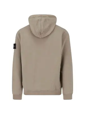 Stone Island Hooded Sweatshirt "compass - Green