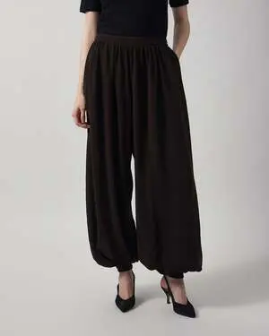ROTATE BY BIRGER CHRISTENSEN Balloon Pleated Pants - Mole