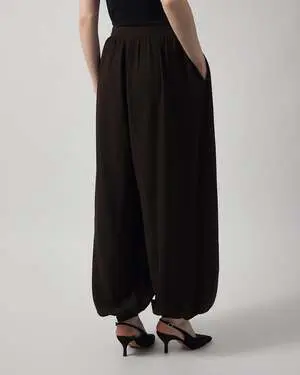 ROTATE BY BIRGER CHRISTENSEN Balloon Pleated Pants - Mole