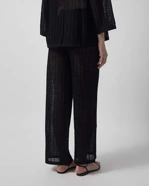 MALINA Martina Wide-leg Knitted Trousers