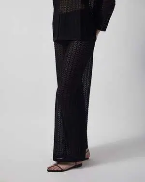 MALINA Martina Wide-leg Knitted Trousers