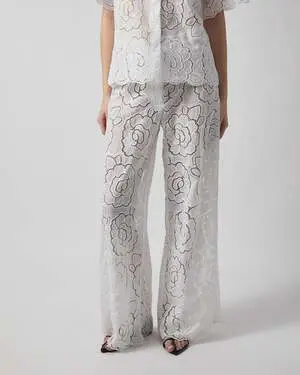 MALINA Stacey Wide Lace Pants
