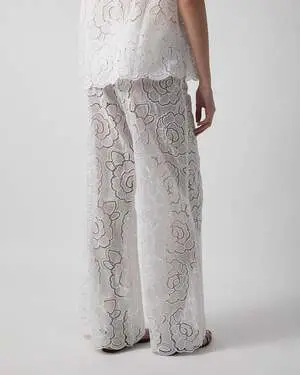 MALINA Stacey Wide Lace Pants