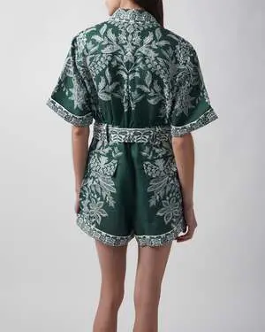 FARMRIO Farm Rio Miranda Short Sleeve Romper