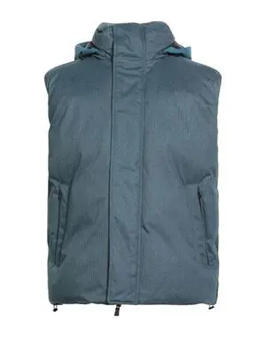 Herno Sleeveless Puffer Vest With Hood - Deep Teal