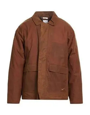 Nike NIKE Cotton And Nylon Jacket Brown