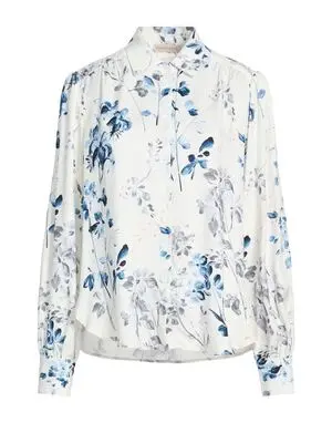 PUROTATTO Floral Jacquard Shirt - White