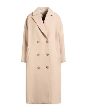 HINNOMINATE Felt Double-breasted Coat