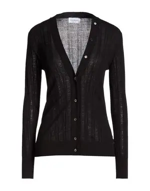 FERRAGAMO Long Sleeve Virgin Wool Cardigan