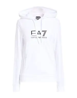 EA7 Cotton Blend Sweatshirt - White