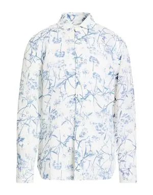 120% Lino Shirt Size Linen - White