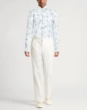 120% Lino Shirt Size Linen - White