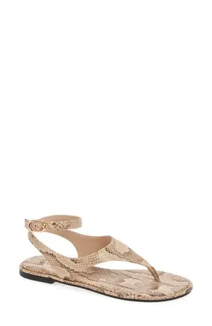 STUART WEITZMAN Ankle Strap Sandal - Adobe