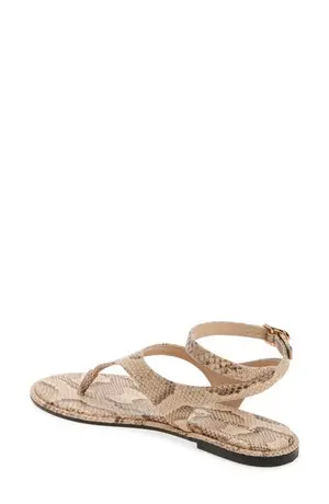 STUART WEITZMAN Ankle Strap Sandal - Adobe