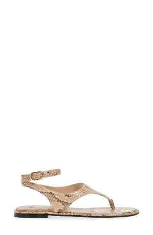 STUART WEITZMAN Ankle Strap Sandal - Adobe
