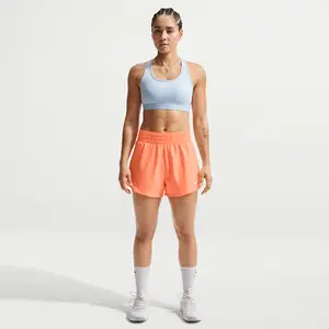 High-waisted running shorts with pockets