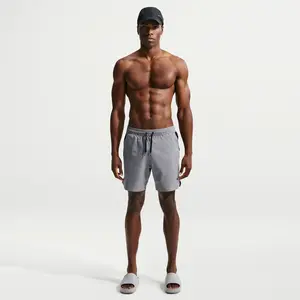 Nike Swim Contend Essential 7" Brief-lined Volley Short - Grey