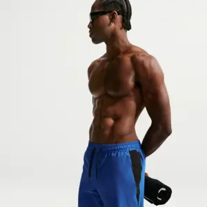 Nike Swim Contend Essential 7" Brief-lined Volley Short - Blue