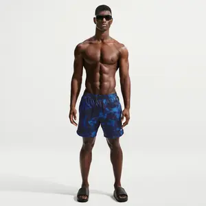 Nike Swim Contend 7" Boxer Volley Short - Blue