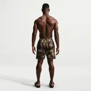 Nike Swim Contend 7" Boxer Volley Short - Brown