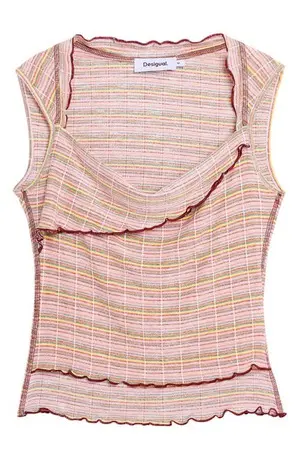 Desigual Lettuce Edge Sleeveless Top
