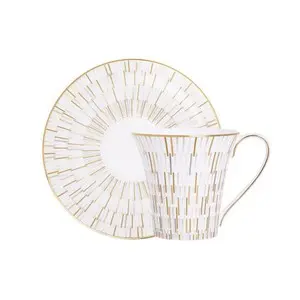 Prouna Luminous Tea Cup & Saucer - White