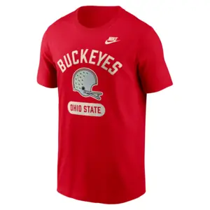 Nike Ohio State Legacy Arch Helmet College T-shirt - Red