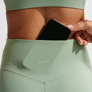 Nike Zenvy High-waisted Flared Leggings - Green