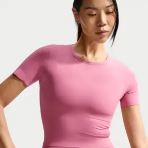 Nike Zenvy Dri-fit Short-sleeve Top - Pink
