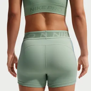 Nike Pro Mid-rise 3" Compression Shorts - Green