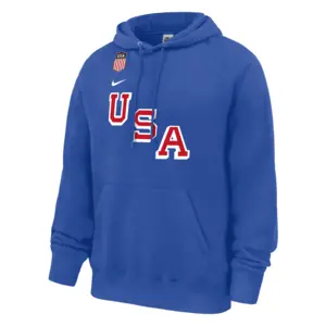 Nike Usa Club Fleece Pullover Hoodie - Blue