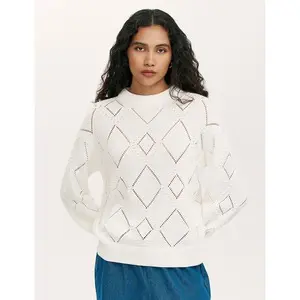 FINERY LONDON Odette Round Neck Knitted Sweater