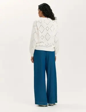 FINERY LONDON Odette Round Neck Knitted Sweater