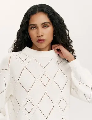 FINERY LONDON Odette Round Neck Knitted Sweater