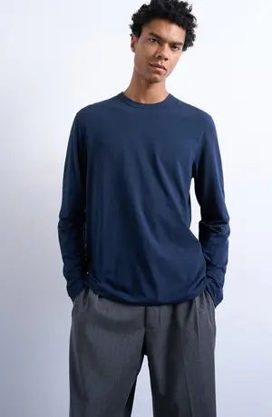 Topman Relaxed Long Sleeve T-shirt