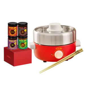 FLY BY JING Mini Hot Pot Set - Red