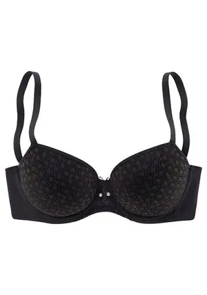 LASCANA Underwire Lace Detail T-shirt Bra