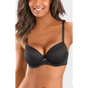 LASCANA Lace Detail T-shirt Bra