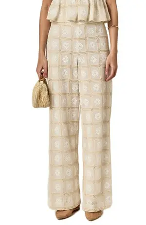 English Factory The Bria Crochet Pants